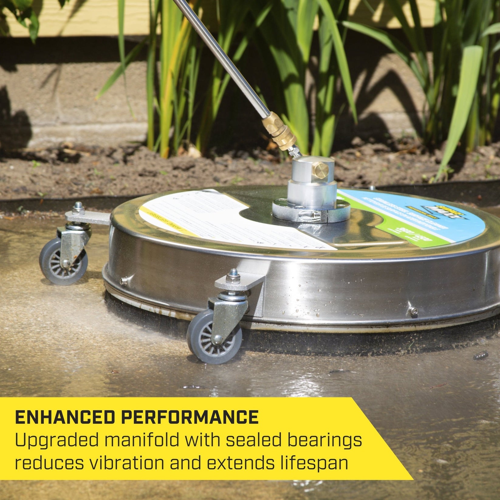SurfaceMaxx 21-inch Stainless Steel Surface Cleaner