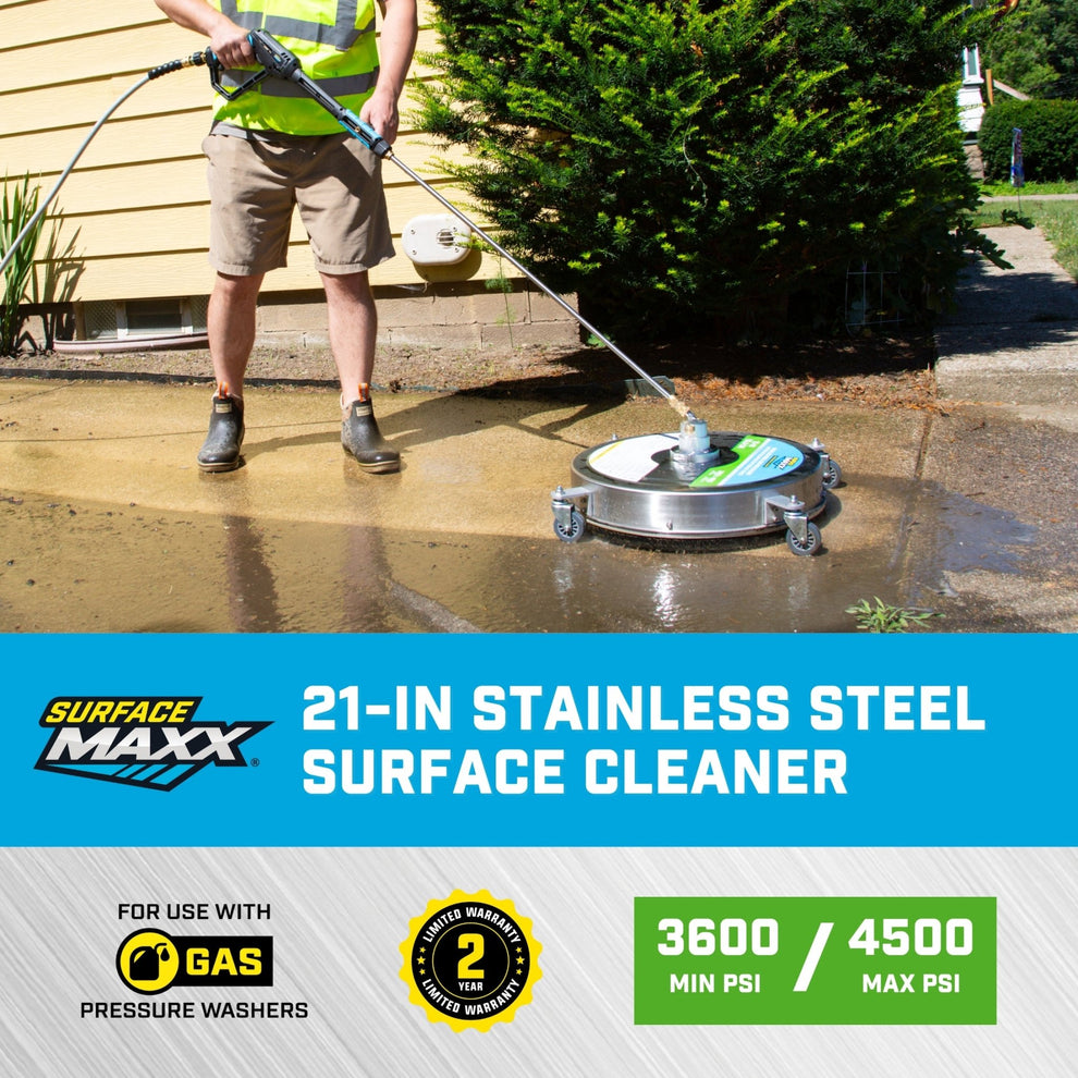 SurfaceMaxx 21-inch Stainless Steel Surface Cleaner