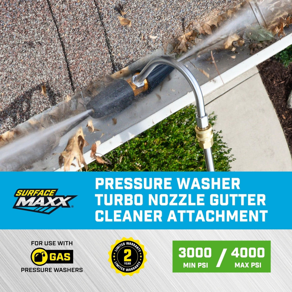 SurfaceMaxx Turbo Nozzle Gutter Cleaner Attachment
